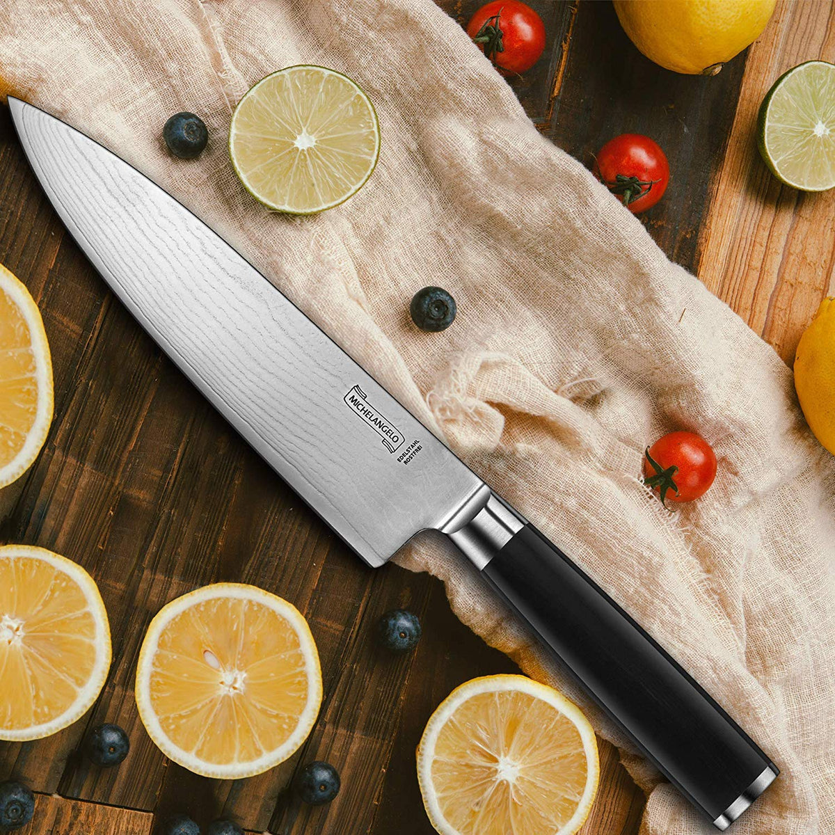 MICHELANGELO Professional Chef Knife 8 Inch Pro – Michelangelocookware