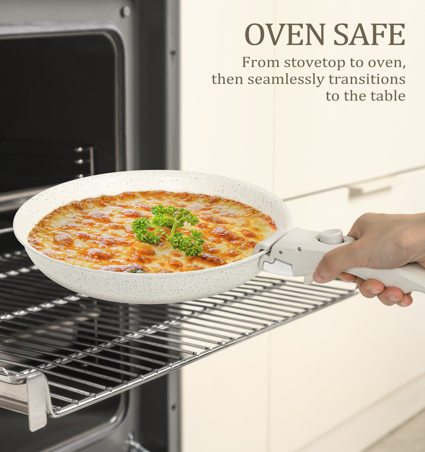 MICHELANGELO Pots and Pans Set Removable Handle, 12 Piece Nonstick Kit ...